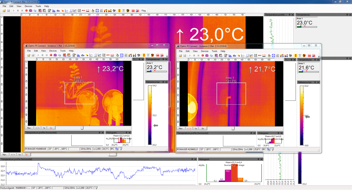 Image Merging with Optris PI Connect Thermal Software